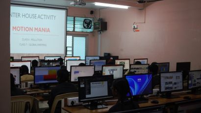 Motion Mania showcased the talents of 40 selected students from classes 6 and 7, diving into ...